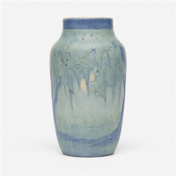Anna Frances Simpson | Scenic vase with live oaks, Spanish moss, and ...