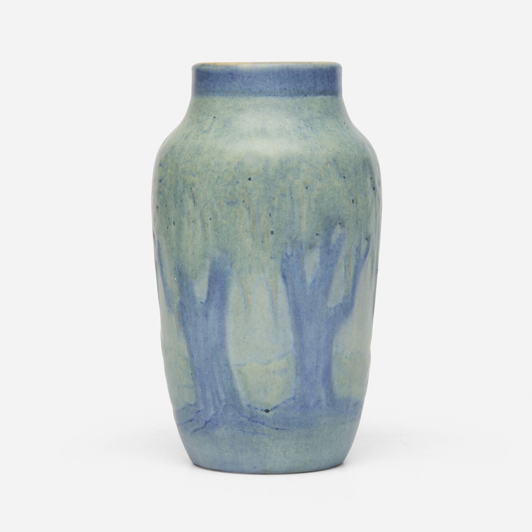 Anna Frances Simpson | Scenic vase with live oaks, Spanish moss, and ...