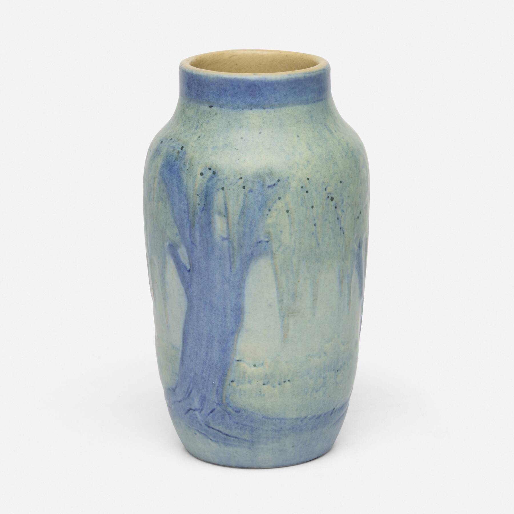 Anna Frances Simpson | Scenic vase with live oaks, Spanish moss, and ...