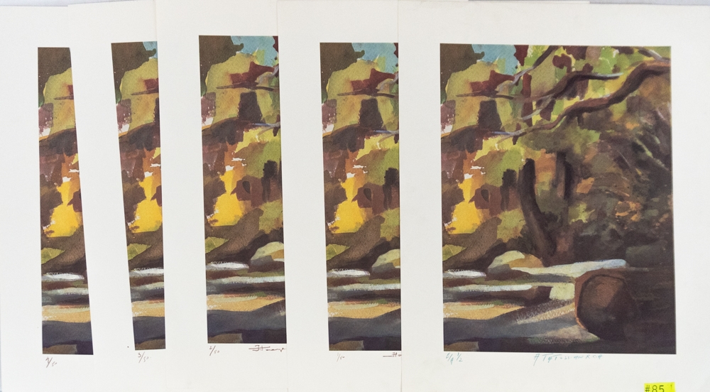 Armand Tatossian | Lot of five lithographs | MutualArt