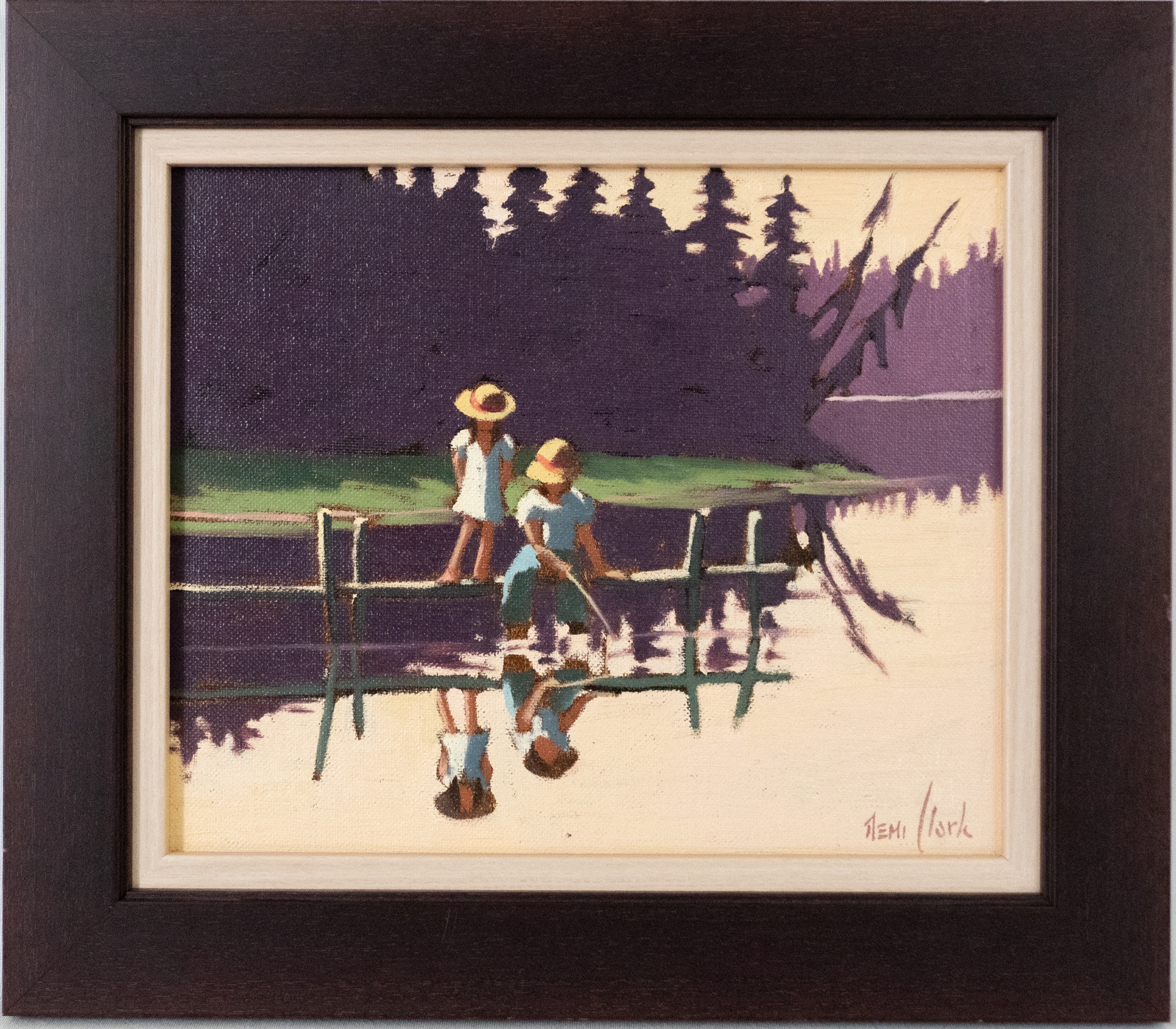 Remi Clark | Pêche du matin (1985) | MutualArt