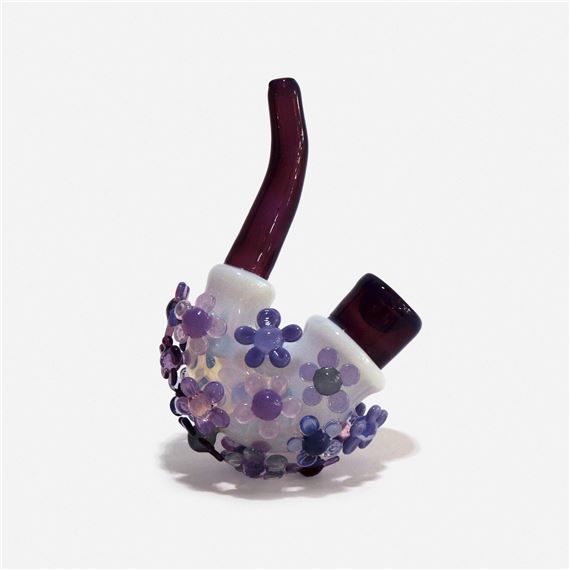 Danielle Brensinger | Purple Floral Sherlock (2025) | MutualArt
