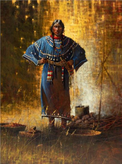 Doug Hall | Blue Dress | MutualArt