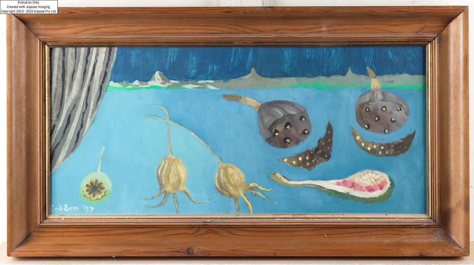 Mary Fedden | Blue Still Life (1997) | MutualArt