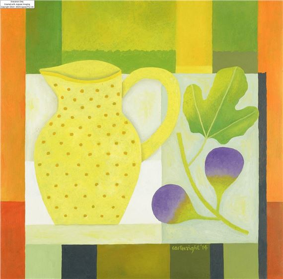 Reg Cartwright | Still Life with Spotted Jug and Figs (2014) | MutualArt