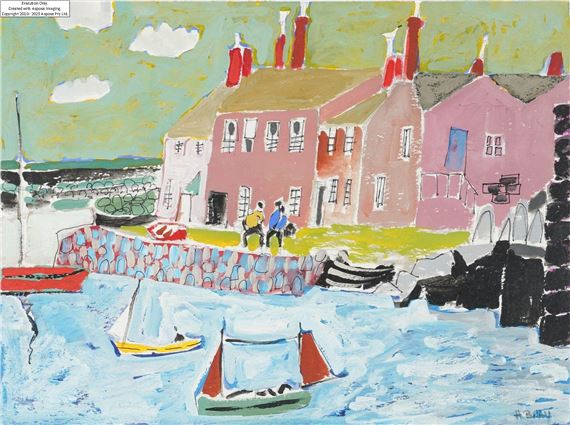 Heather Bray | Pink Houses | MutualArt
