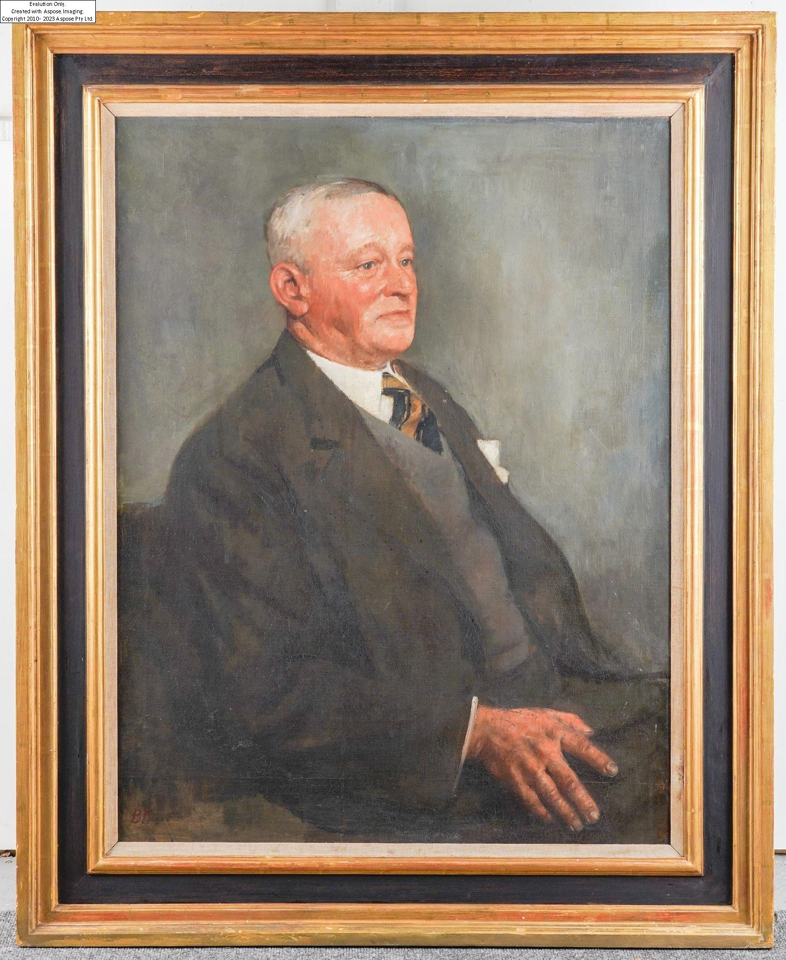 Bernard Dunstan | Portrait of Dr A. E. Dunstan, the artist's father ...