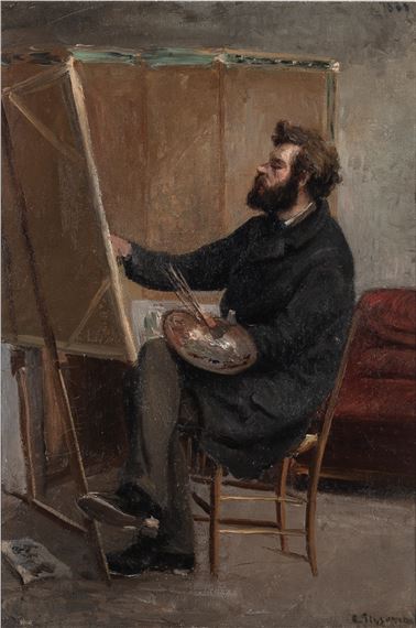 Camille Pissarro | Portrait of the Artist Ludovic Piette before his ...