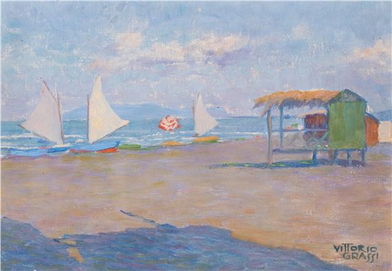 Vittorio Grassi | Summer beach | MutualArt