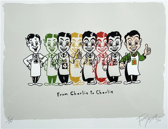 Dick Frizzell | From Charlie to Charlie (2022) | MutualArt