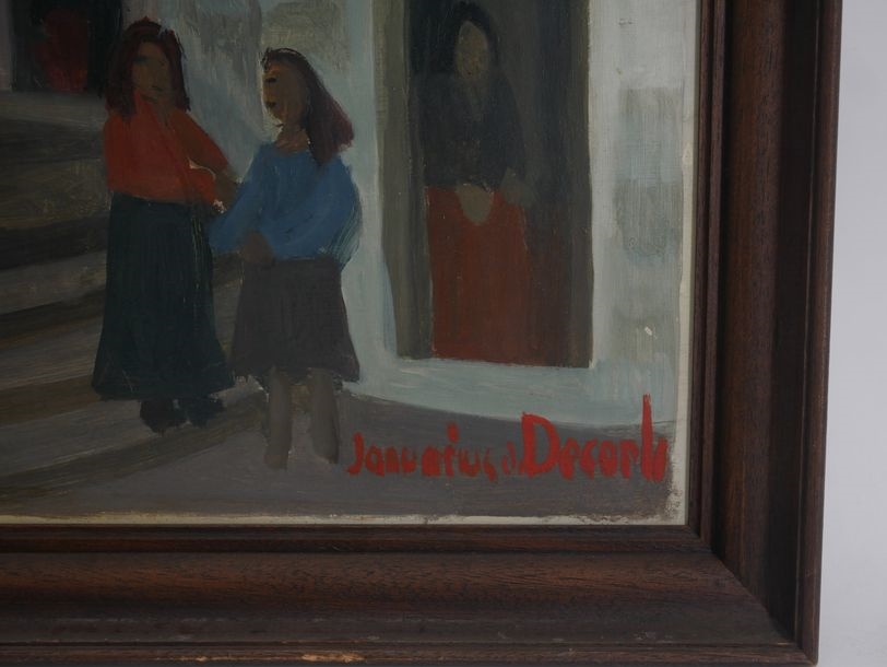 Albert Joseph Januarius di Décarli | Ruelle animée | MutualArt