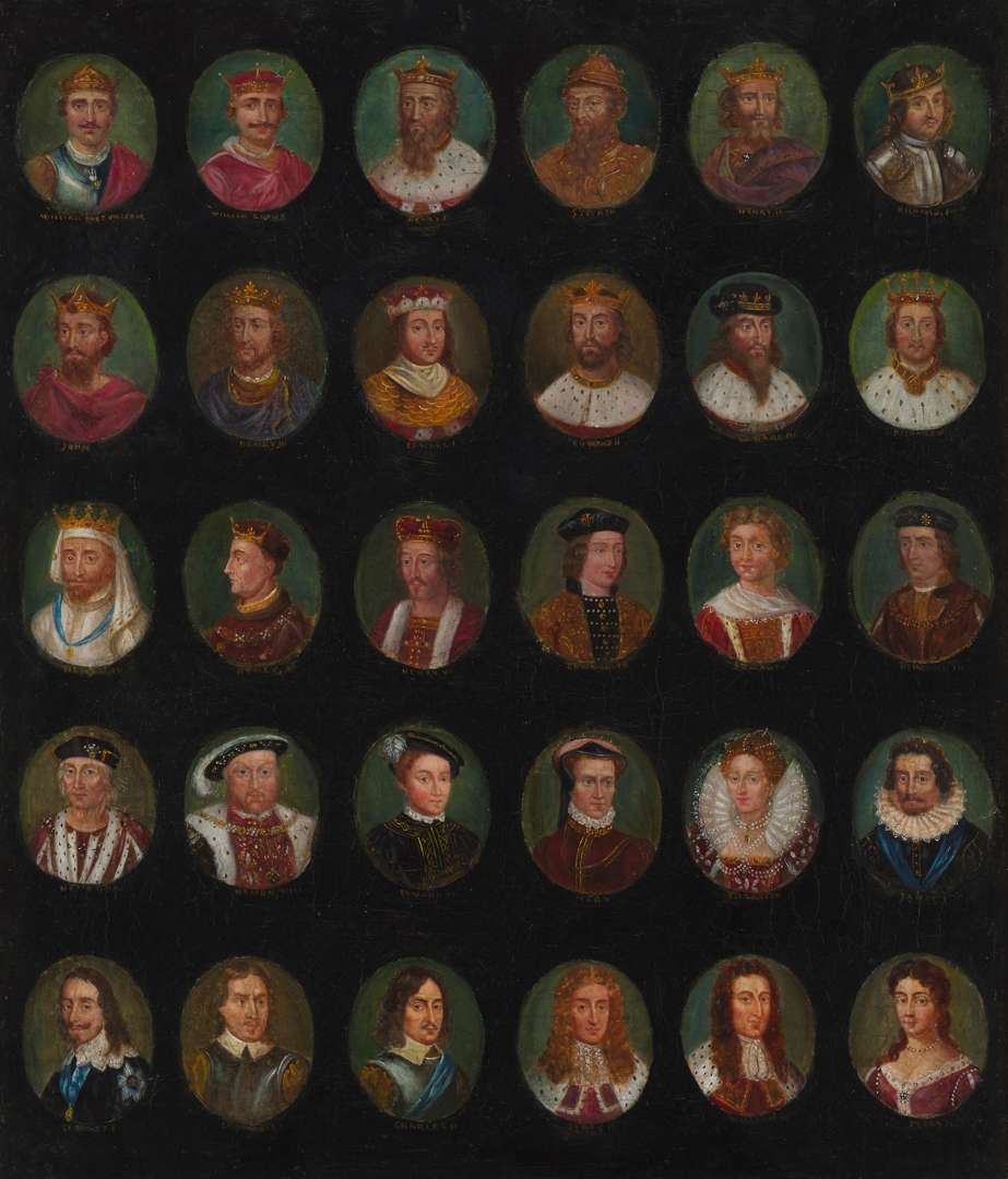 British School, 18th Century | PORTRAITS OF THE KINGS AND QUEENS OF ...