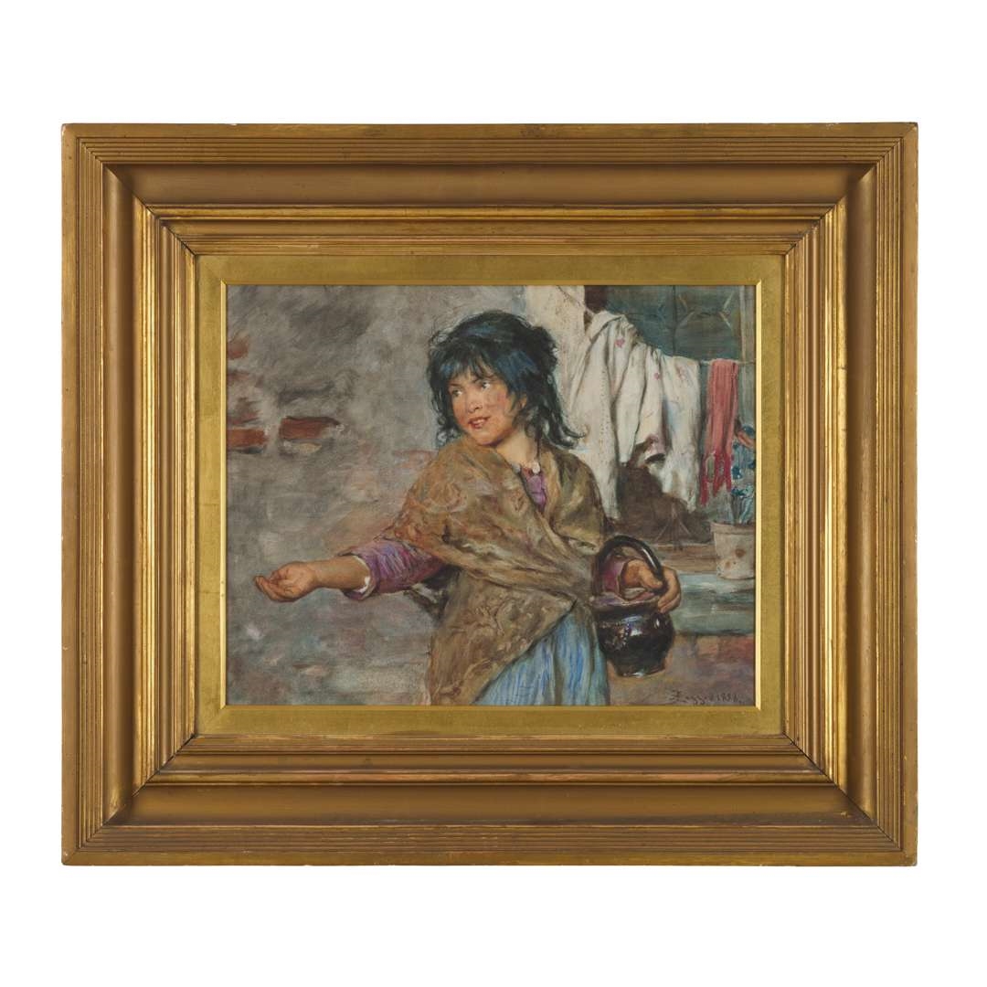 Alessandro Zezzos | THE LITTLE BEGGAR GIRL | MutualArt