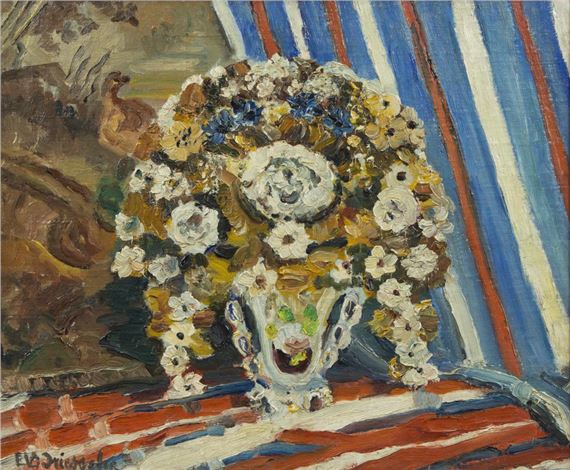 Ernest van den Driessche | oil on panel Still life | MutualArt