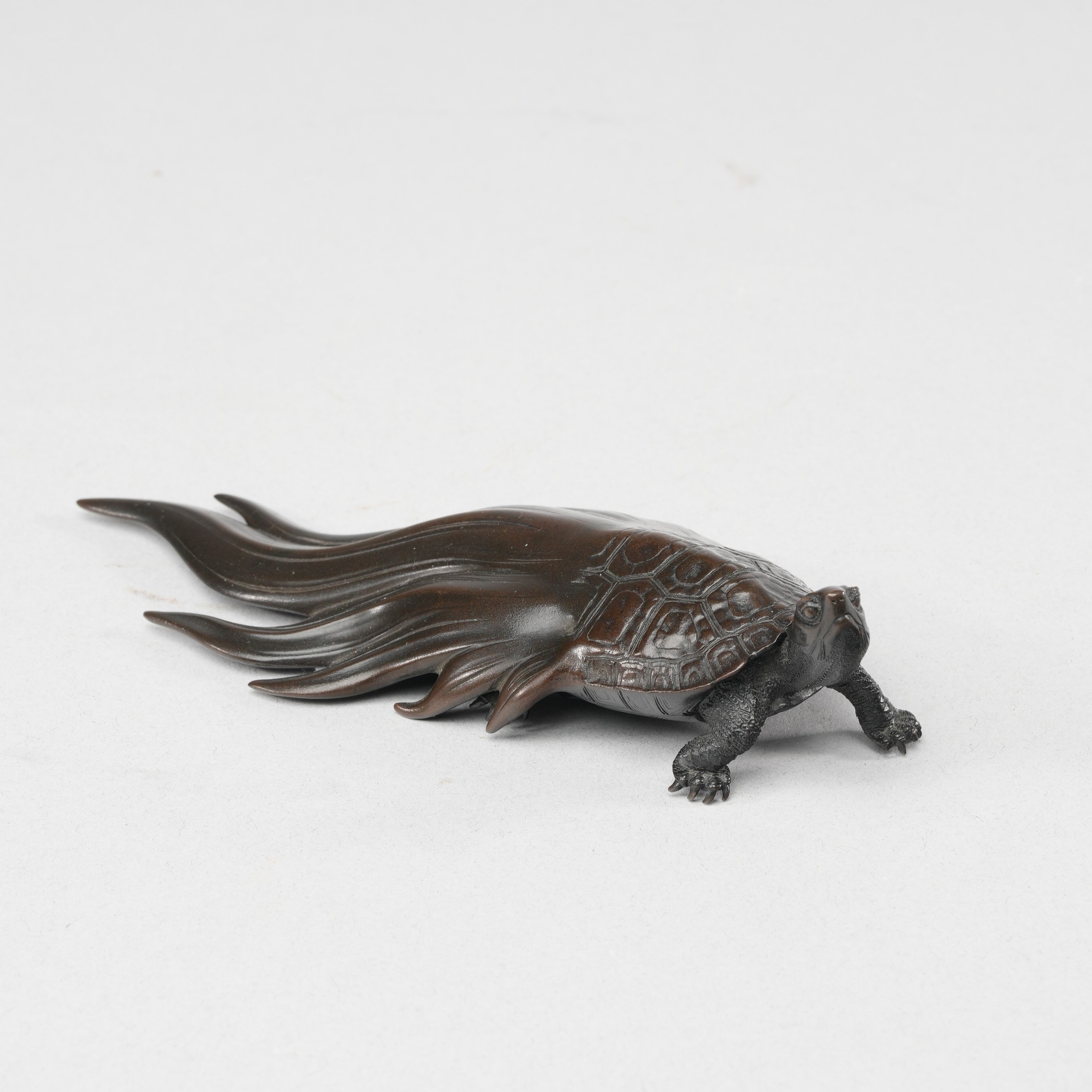 Ichioka Shiun | A JAPANESE OKIMONO OF A MINOGAME | MutualArt