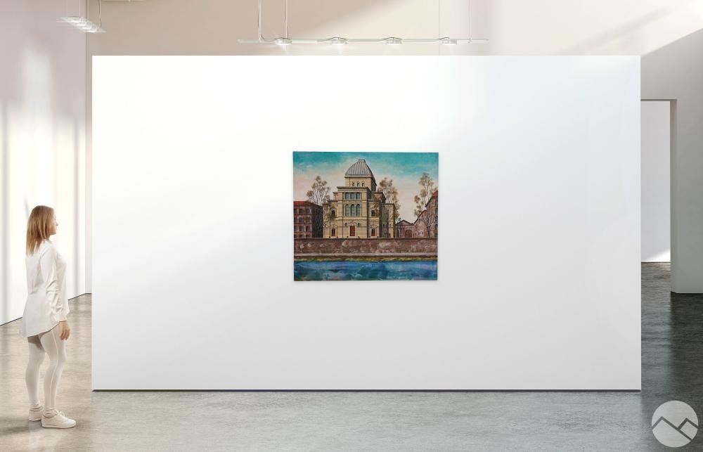 Tonino Caputo | Tonino Caputo 1933-2021 Architectural Oil Painting ...