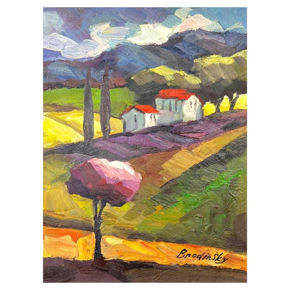 Slava Brodinsky | Slava Brodinsky Hand Signed Original Painting on ...