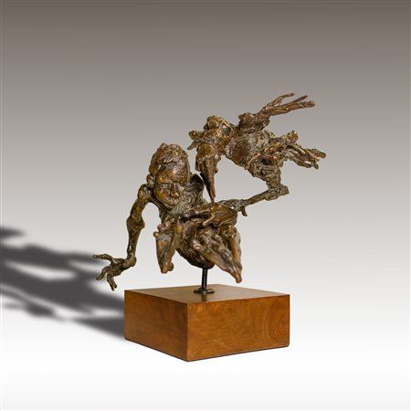 Floriano Bodini | RAGAZZO E CORVO, 1962-1963 (1962 - 1963) | MutualArt