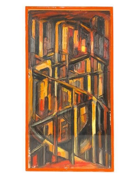 Unknown | Abstract Oil Painting by Wanda Macomber | MutualArt