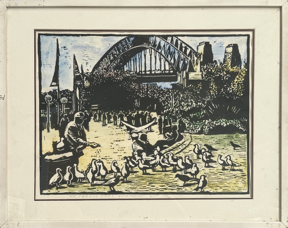 Efim Novikov | Feeding Birds | MutualArt