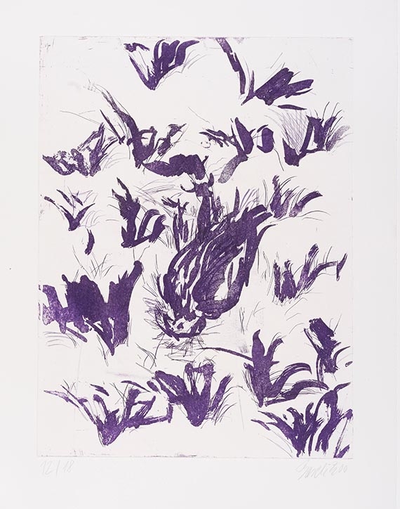 Georg Baselitz | Adler (2000) | MutualArt