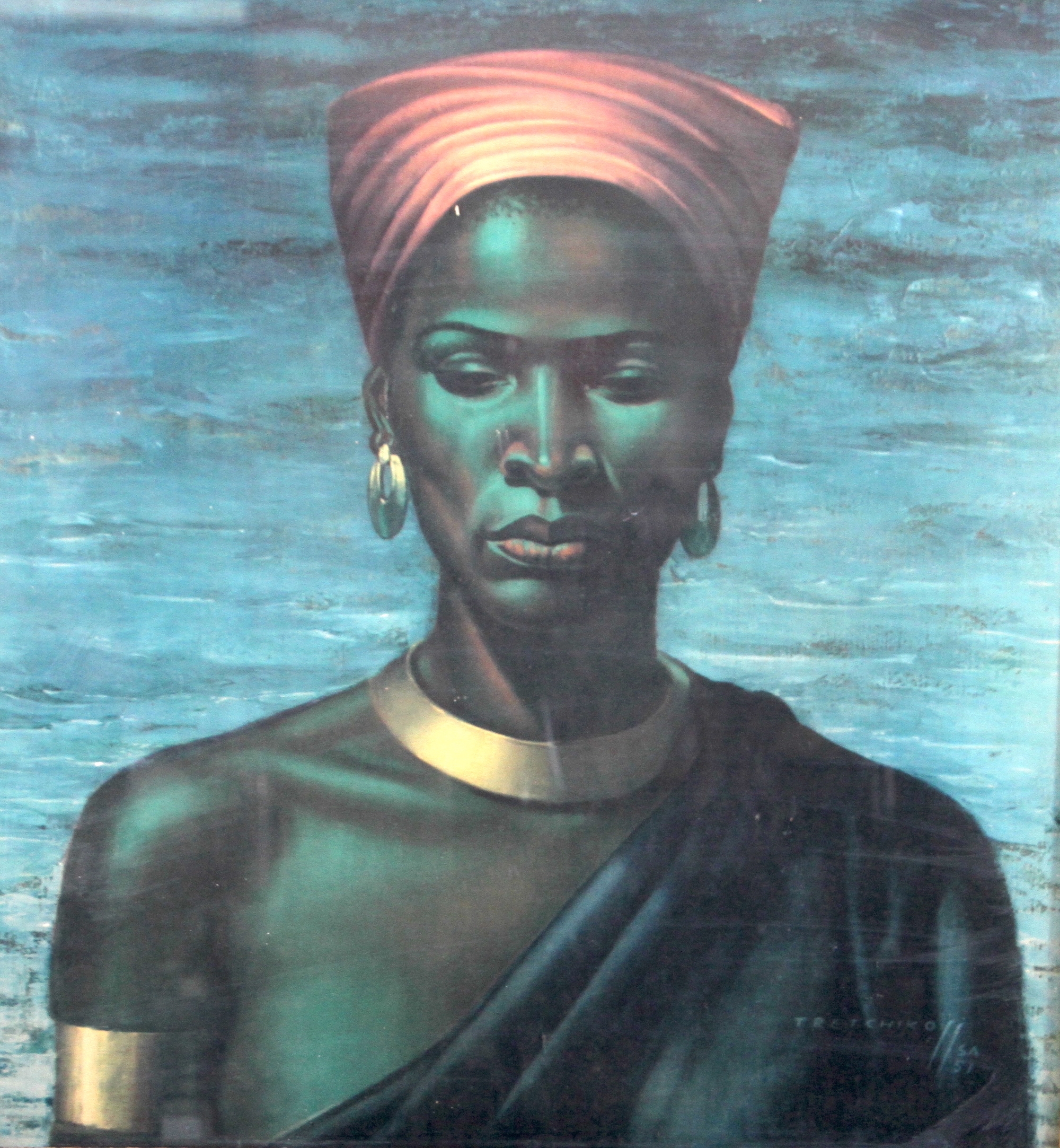Vladimir Tretchikoff | ZULU GIRL; THE INSPIRATION | MutualArt