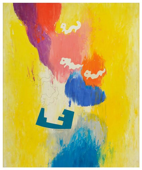 Carlos Mérida | Azul y ámbar (1943) | MutualArt