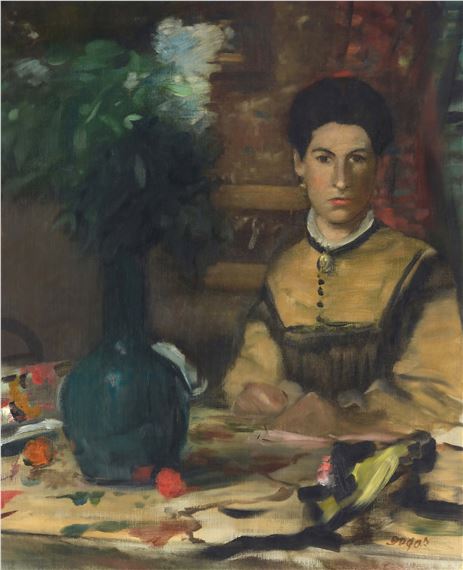 Edgar Degas | Madame de Rutté (Circa 1875) | MutualArt