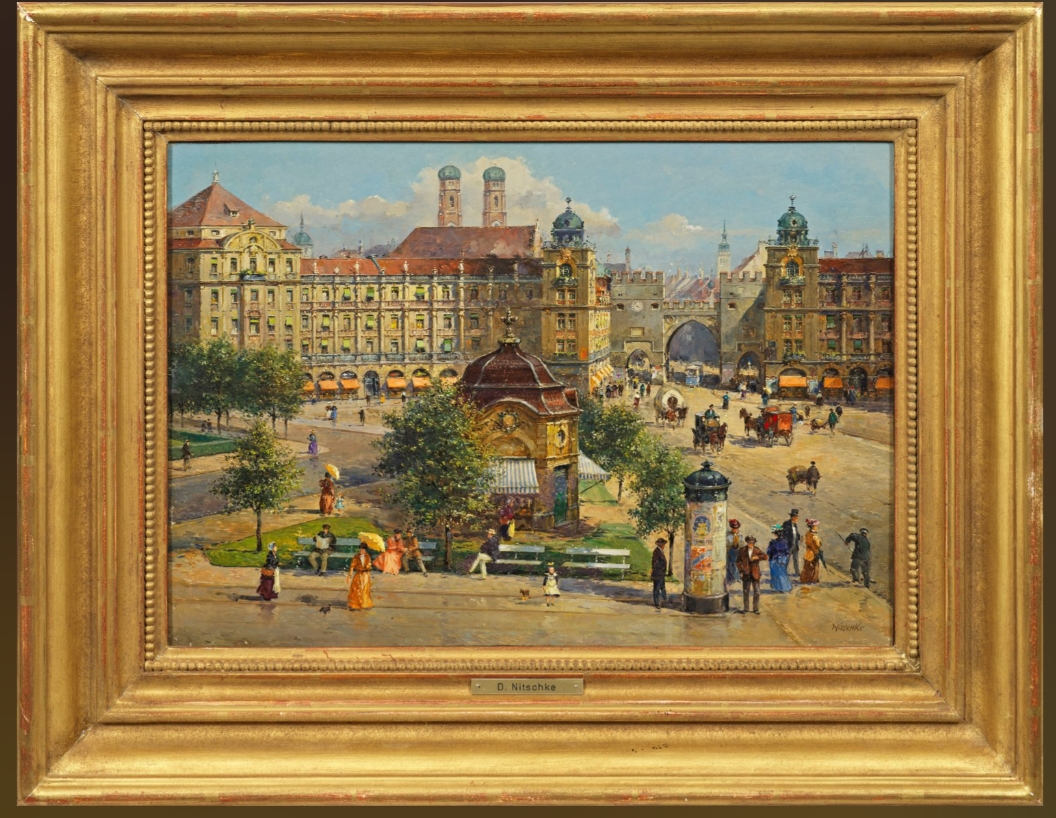 Detlev Nitschke | Sommertag am alten Stachus in München | MutualArt