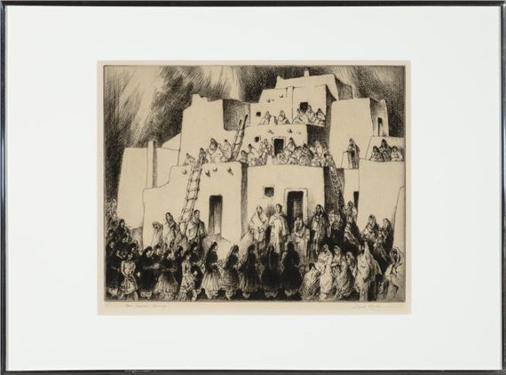 Alice Gene Kloss | Corn Dancers Coming, 1975 (1975) | MutualArt