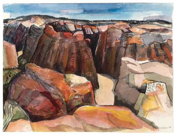 William Thomas‏ Lumpkins | Canyon Deep (1984) | MutualArt