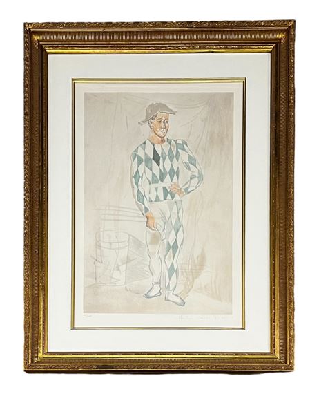 Marina Picasso | Pablo Picasso, Arlequin en Pied, Lithograph, Signed ...