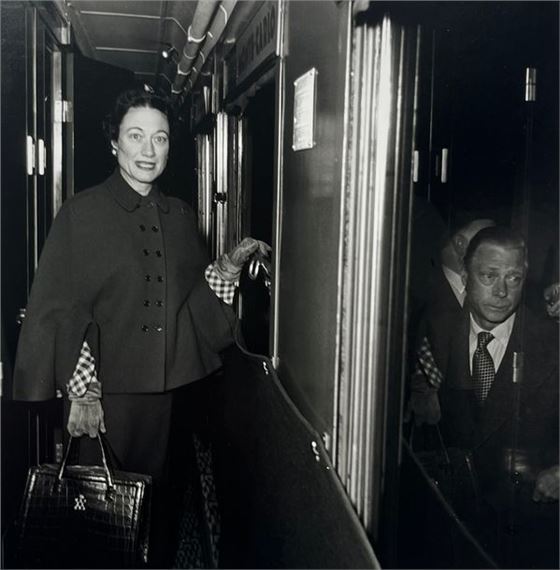 Walter Carone | Wallis Simpson and Duke Edward of Windsor on the Train ...