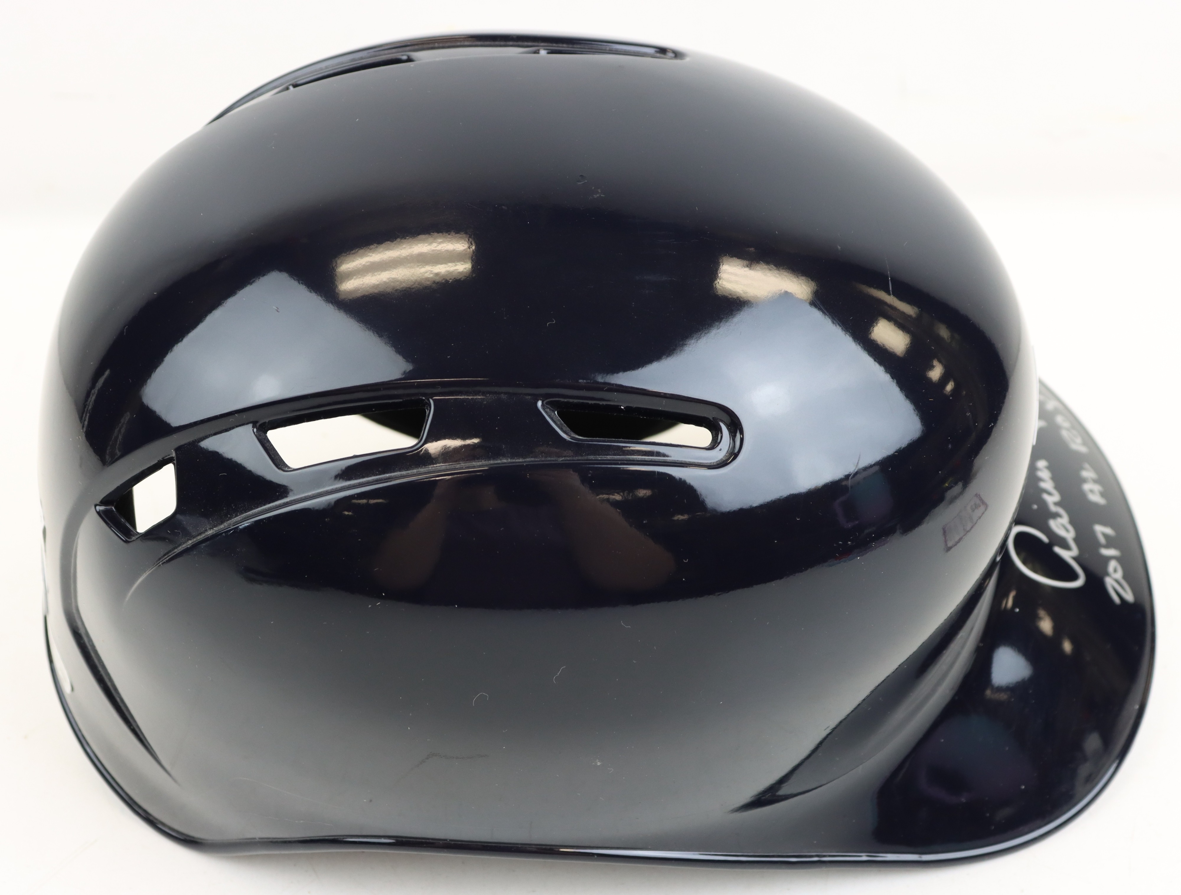 Aaron | The helmet bears authentication hologram stickers from both ...