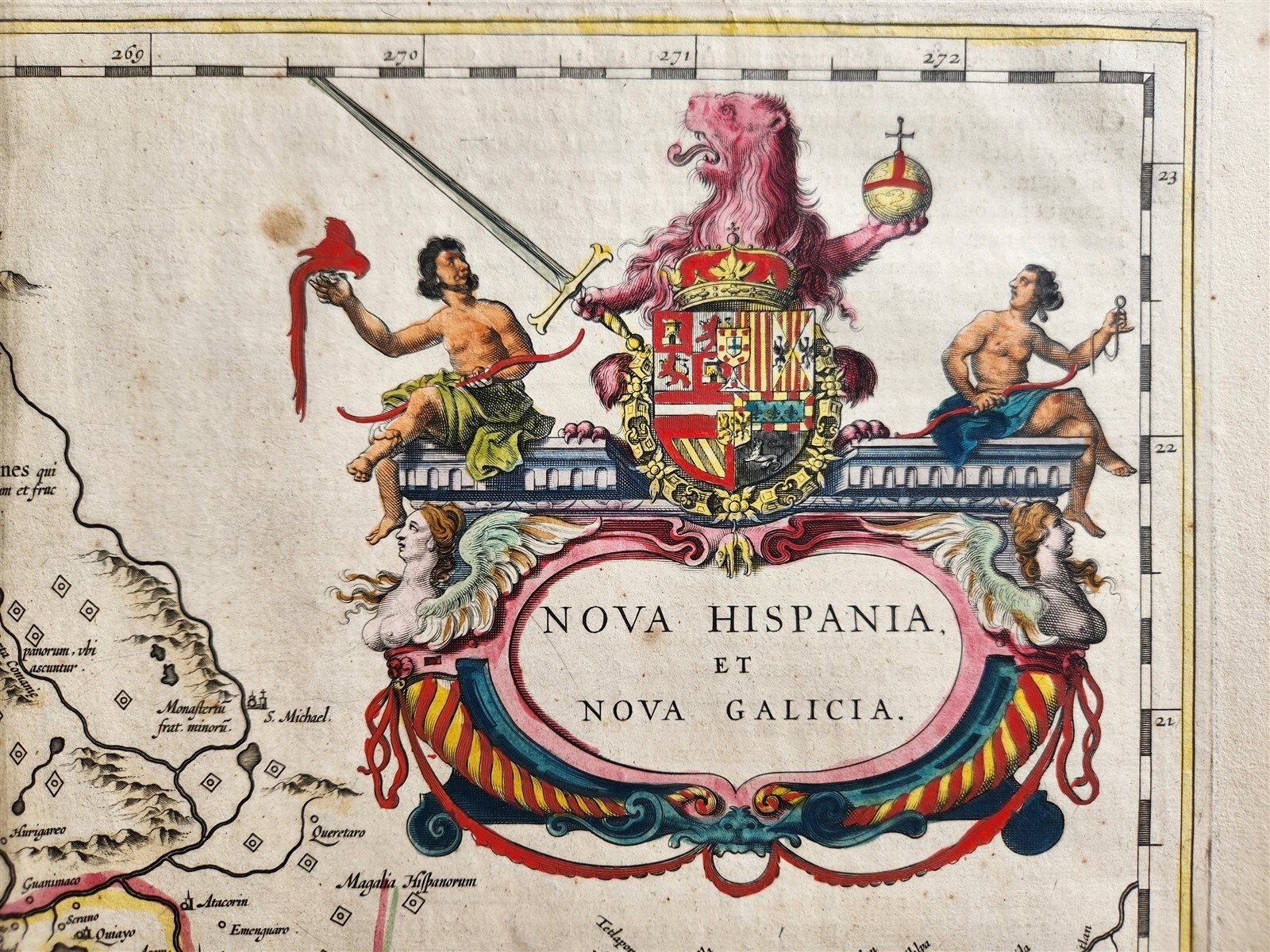 Willem Blaeu | 1640 MAP OF MEXICO NOVA HISPANIA BY WILLEM BLAEU ANTIQUE ...