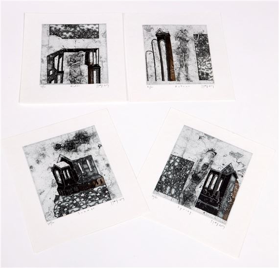 Vladimir Zuev | 4 exlibris voor Meulemans | MutualArt