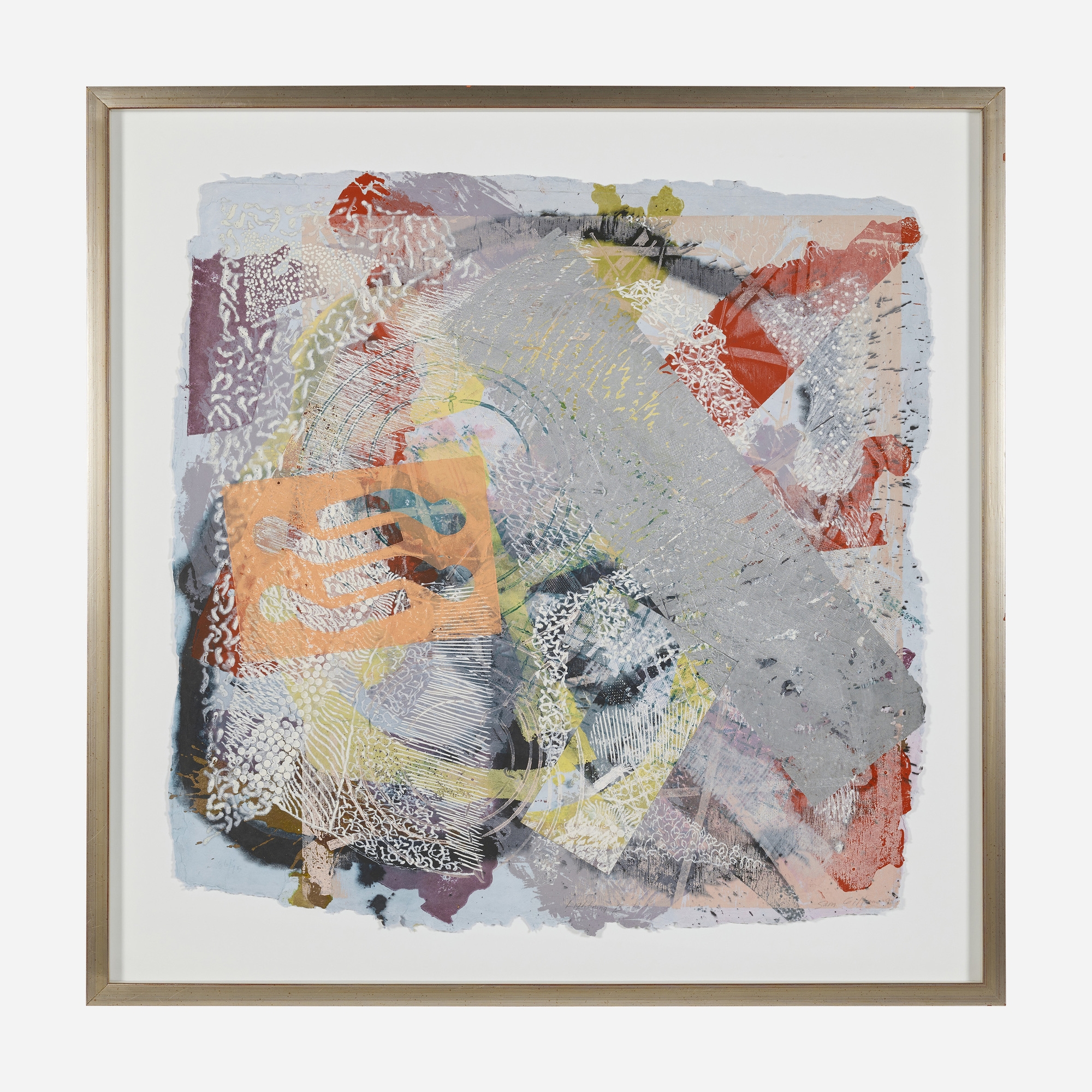 Sam Gilliam | Lightning Bolt (1997) | MutualArt