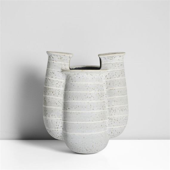 Mary Rogers | Striped Triple Pot', circa 1982 (1982) | MutualArt