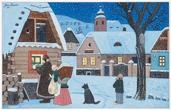 Josef Lada | Winter (1944) | MutualArt