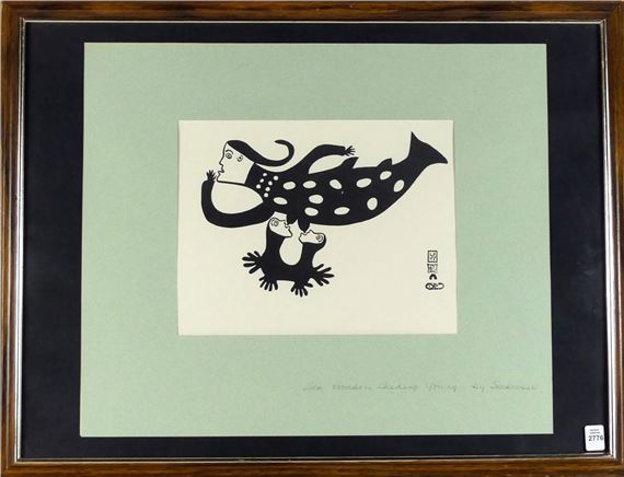 Sakiassie Ragee | Sea Goddess Feeding Young | MutualArt