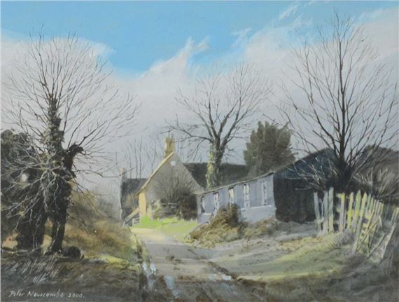 Peter Newcombe | Cottages at Slapton (2000) | MutualArt