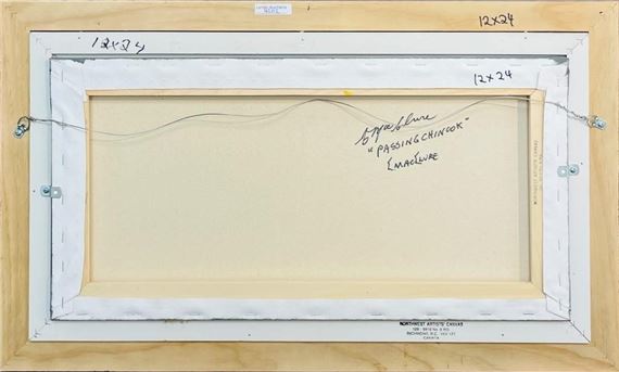 Chris MacClure | b. 1945 Passing Chinook acrylic on canvas 12 x 24 in ...