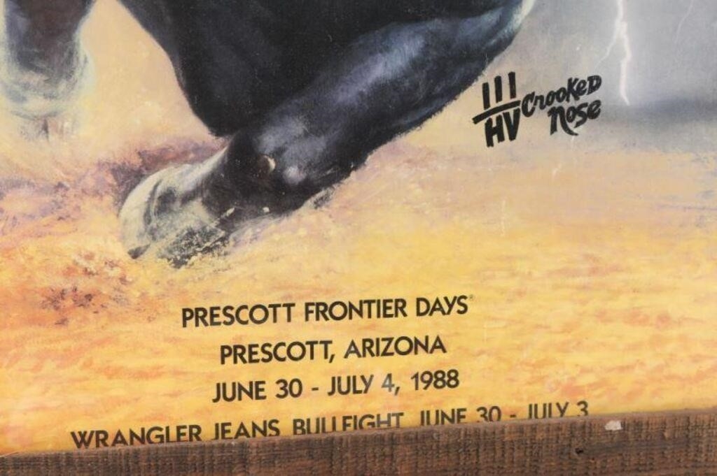 Champion | 1988 Prescott Rodeo Poster/Crooked Nose | MutualArt