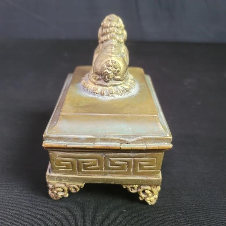 Jewelry | Vintage Chinese brass jewelry box | MutualArt