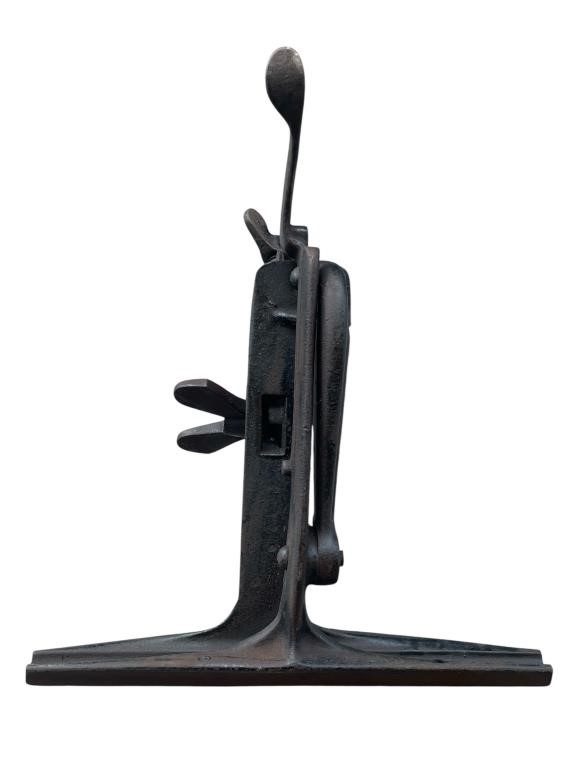 Blade | Antique metal saw blade sharpening vice | MutualArt