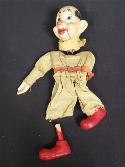Puppet | Vintage Dopey Marionette Peter puppet toy | MutualArt