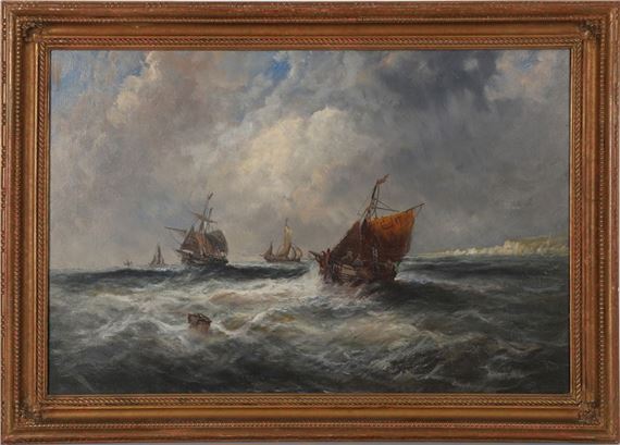 Edwin Hayes | Shipping off the Coast | MutualArt