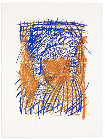 Pat Steir | Untitled Diptych. (1985) | MutualArt