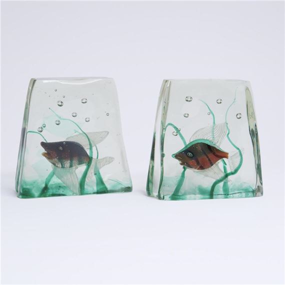 Alfredo Barbini | TWO MURANO GLASS AQUARIUMS BY ALFREDO BARBINI FOR ...