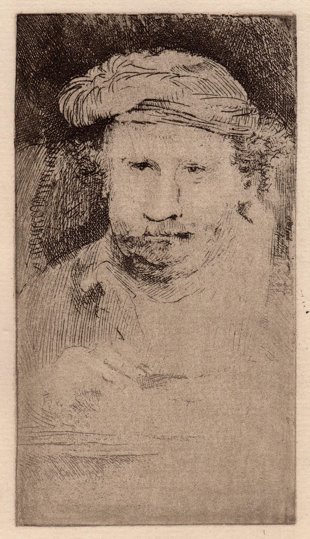 Rembrandt van Rijn | Rembrandt Etching (Old Man with a Cap) | MutualArt